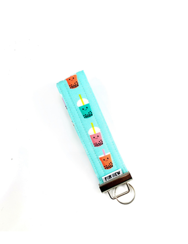 Boba Tea Bubble Tea Drink Key Fob Keychain | For Mew