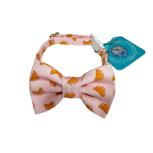 Croissants Bow Tie And Collar Set By Whiskers Crafts | For Mew