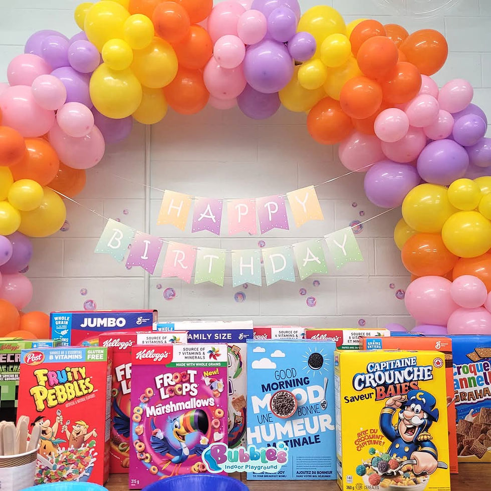 Party Packages | Bubbles Playground