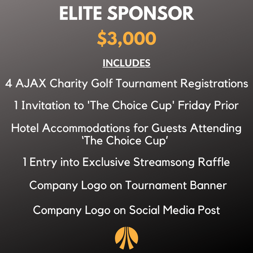 ELITE SPONSOR | Ajax Golf Tournament