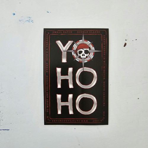 YO HO HO Sticker | capefearrumcake