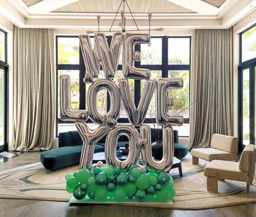 BIG BALLOON LETTER MESSAGE | Olga Balloons