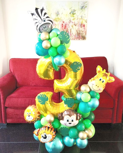 JUNGLE NUMBER | Olga Balloons