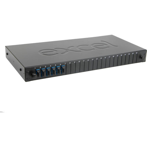 19 Inch FO Panel with SC/APC Adapters | FiberLAN