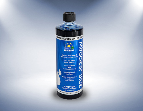 Lo-Chlor Miraclear Blue Clarifier 32oz | Mega Supplies Belize