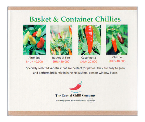 Chilli Seeds - Basket & Container Chillies | The Coastal Chilli Company