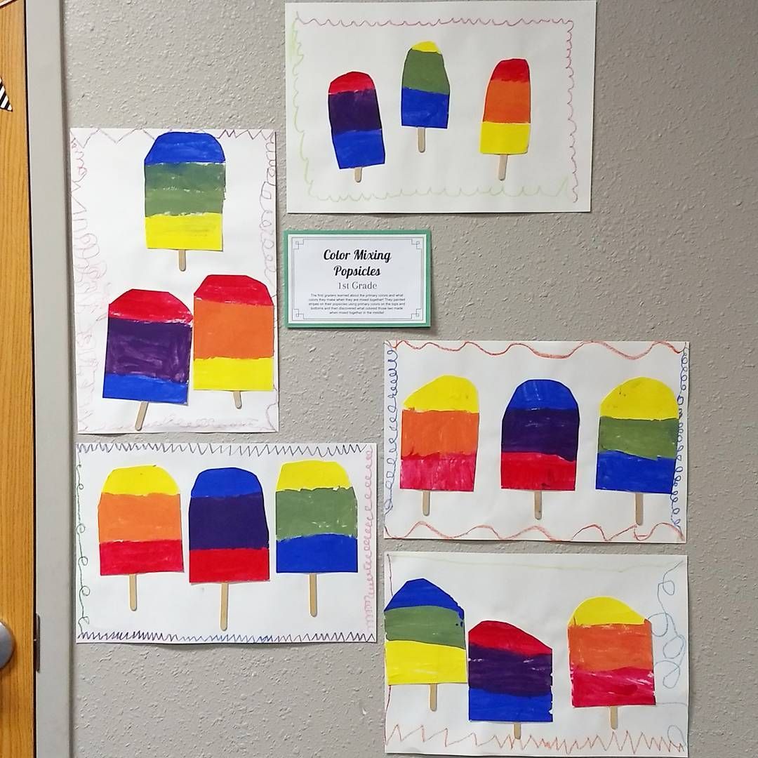 Grade 1 Art Colors Unit: ROYGBIV + Primary & Secondary Colors Pre…