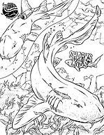 columbian shark coloring pages