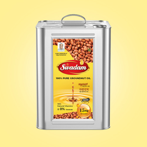 Swadam 15 Litres Groundnut Oil | Swadamoils