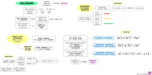 I polinomi | Matematica In Mappe