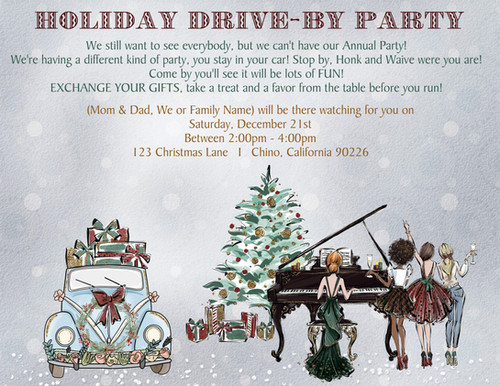 Holiday Drive By Party Invitation (sold in sets of 10) | Cheryl's ...