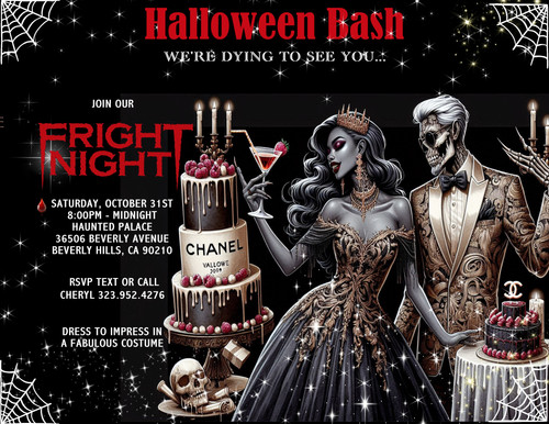 "Fright Night" Invitation (sold in set of 10) | Cheryl's Invitations