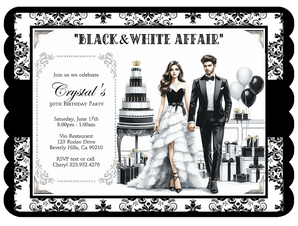 Shop at Unique Invitations by Cheryl 8/105