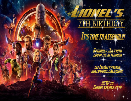 War Birthday Party and Event Invitation (sold in sets of 10) | Cheryl's ...