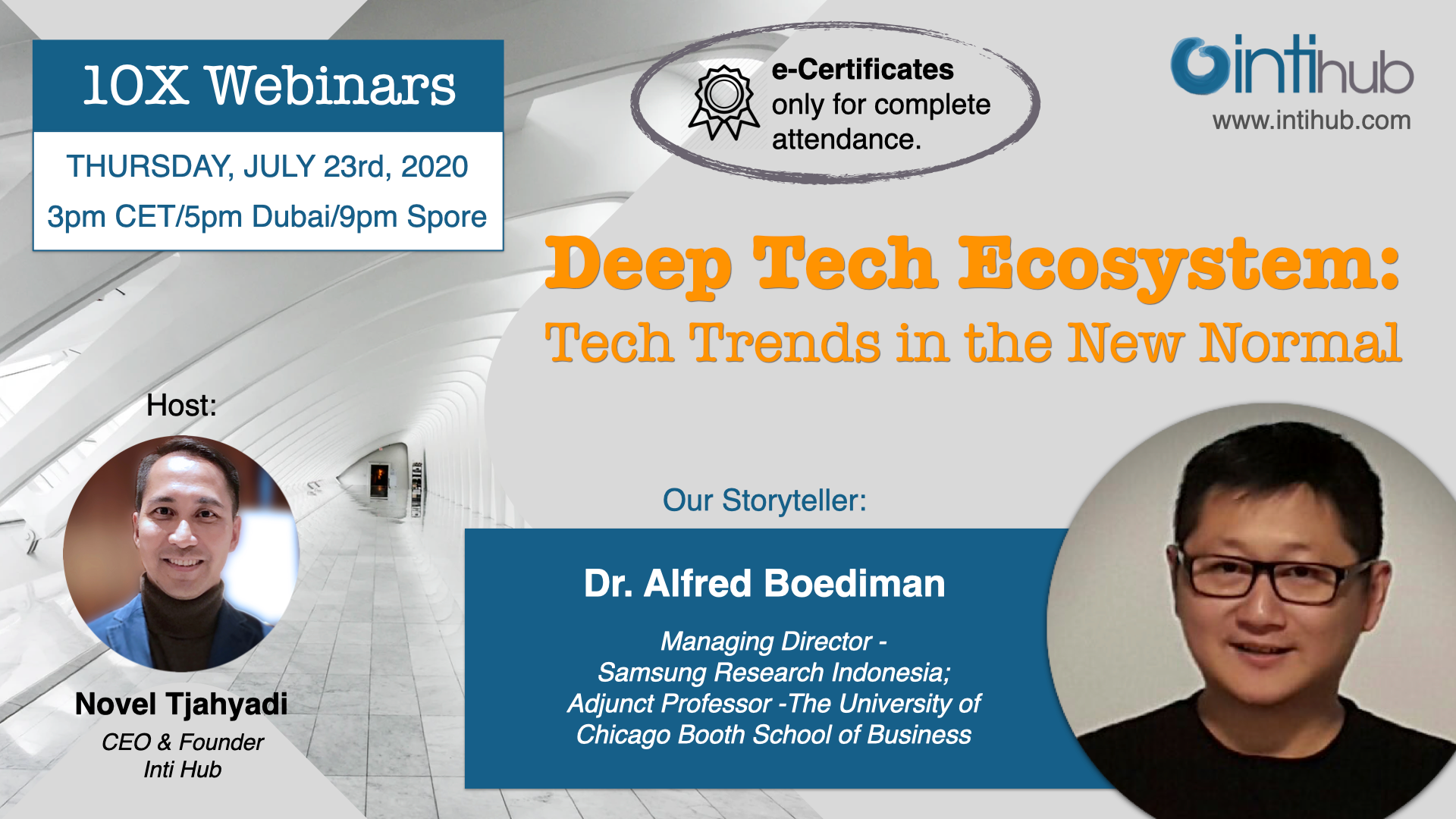 10X Webinars | IntiHub