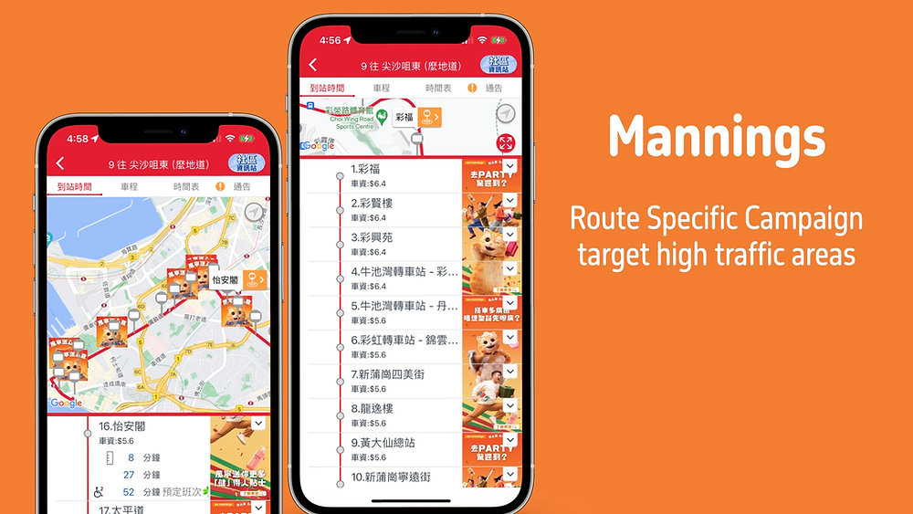 Mannings AD Point Route Specific Campaign