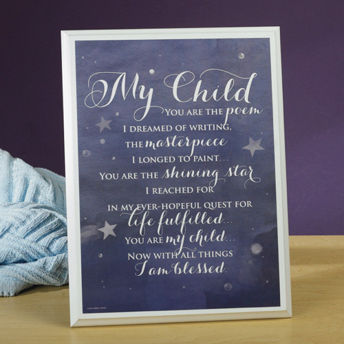 MY CHILD PLAQUE | GL Christian Shop