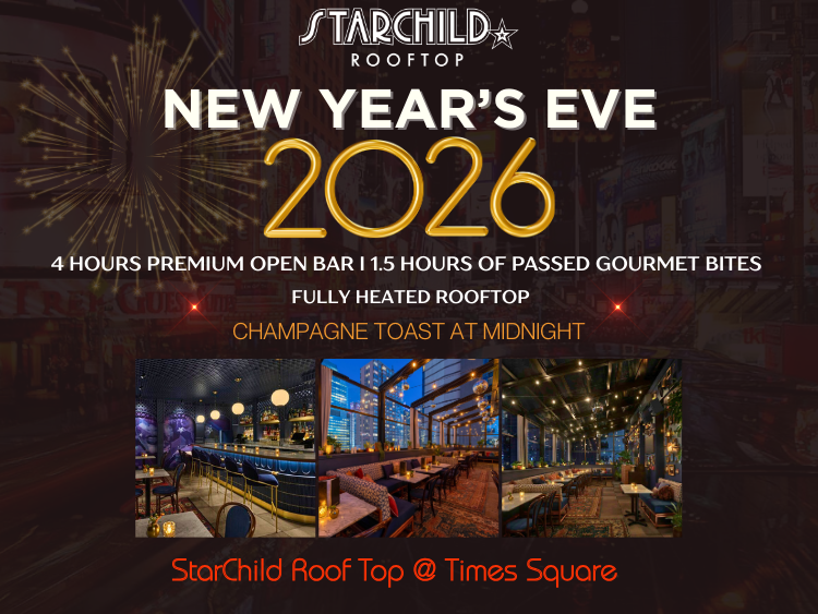 New Year’s Eve 2026 at Starchild Rooftop, Times Square's Civilian Hotel ...