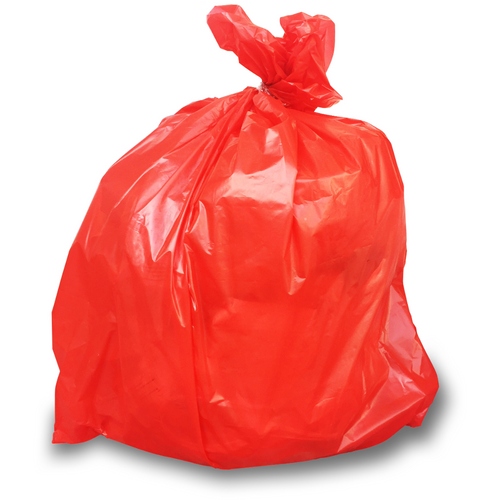 Red Bin Bags x200 – Heavy Duty Waste Sacks | Hygenitec