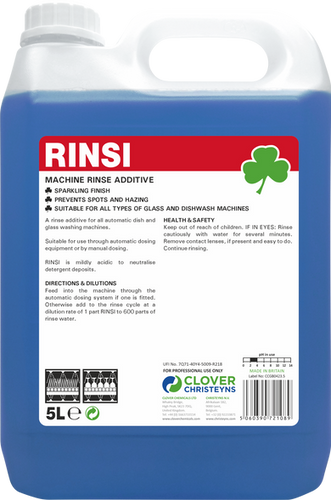 RINSI Machine Rinse Additive 5ltr | Hygenitec