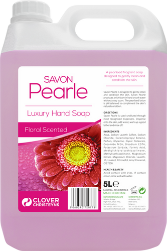 PEARLE Luxury Pink Soap 5ltr | Hygenitec