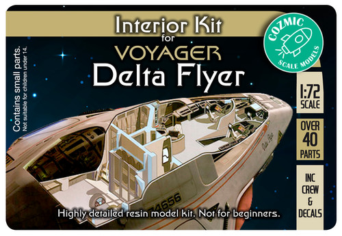 1:72nd Delta Flyer interior only kit | Cozmicscalemodels