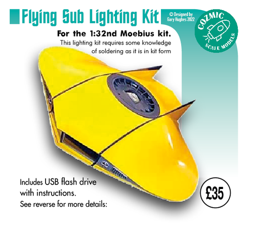 Flying Sub Lighting Kit | Cozmicscalemodels