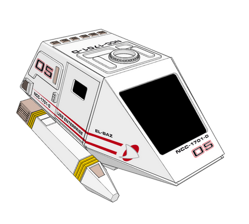 1:72nd scale Type 15-A Shuttle pod | Cozmicscalemodels