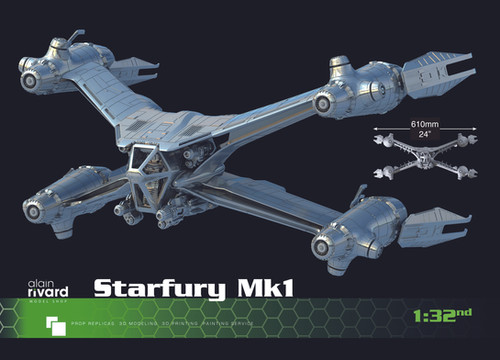 Babylon 5 Starfury Mk1 - 32nd scale | Cozmicscalemodels