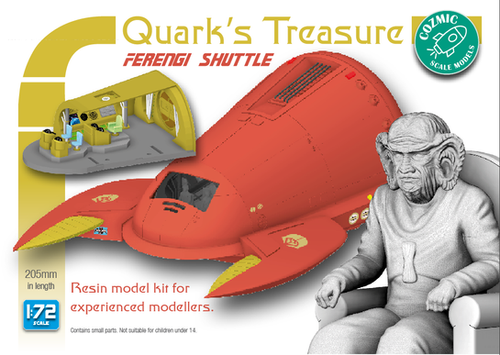 1:72nd Ferengi Shuttle | Cozmicscalemodels