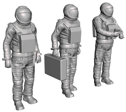 1:24th scale Astronauts | Cozmicscalemodels