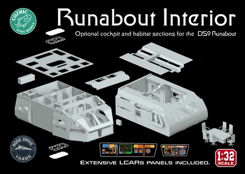 1:32nd Runabout Interior | Cozmicscalemodels