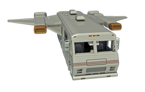 SPACEBALLS Eagle 5 1:32nd resin kit | Cozmicscalemodels