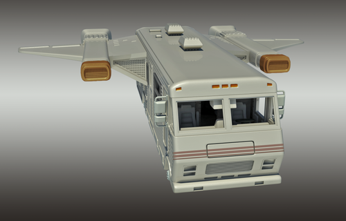 Spaceballs Eagle 5 - 3D kit | Cozmicscalemodels