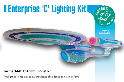 1:1400th Enterprise 'C' Lighting Kit | Cozmicscalemodels