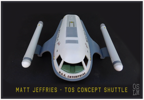 Matt Jeffries TOS Concept Shuttle | Cozmicscalemodels