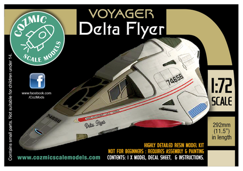 1:72nd scale Delta Flyer | Cozmicscalemodels
