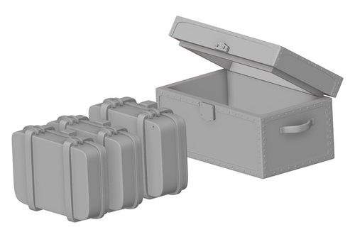 Spaceballs - Vespa's Luggage set | Cozmicscalemodels