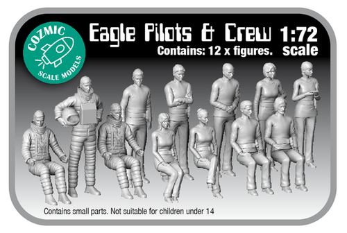 1:72 Eagle Pilots & Crew | Cozmicscalemodels