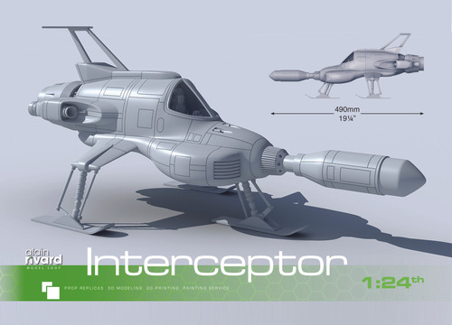 UFO Interceptor 1:24th scale | Cozmicscalemodels