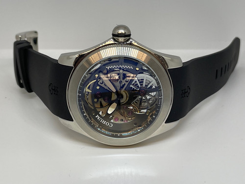 Corum Bubble Skeleton Tourbillon Black | AresWatchMexico