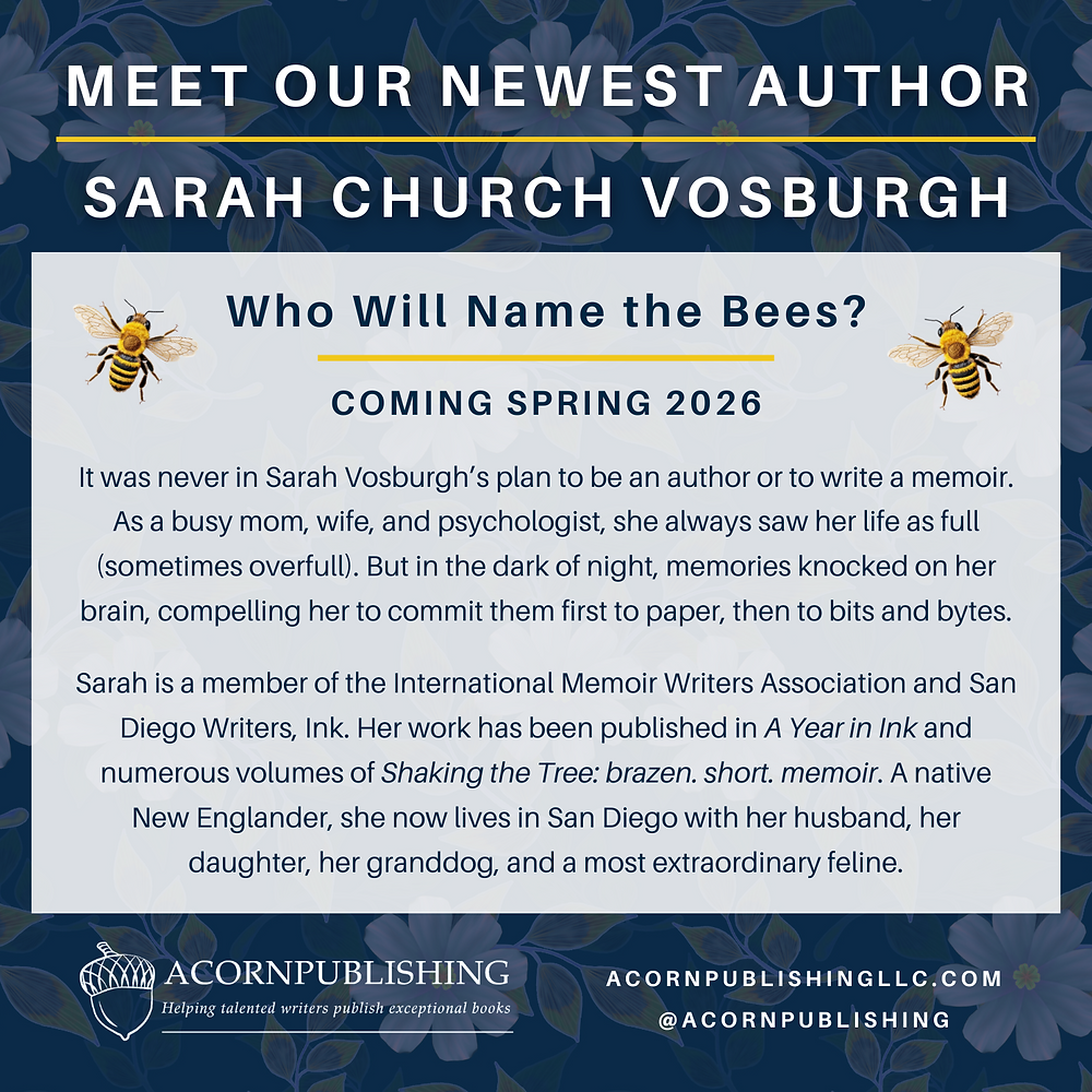 Meet our Newest Acorn Author!