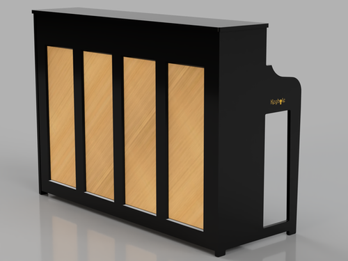 Deluxe Rear Panel for Upright Estimate | Keyhole Piano Shells