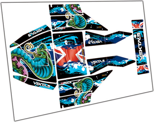 Kraken Vekta 5 Shell - Custom Wrap Design & Print Service | UberRC.com
