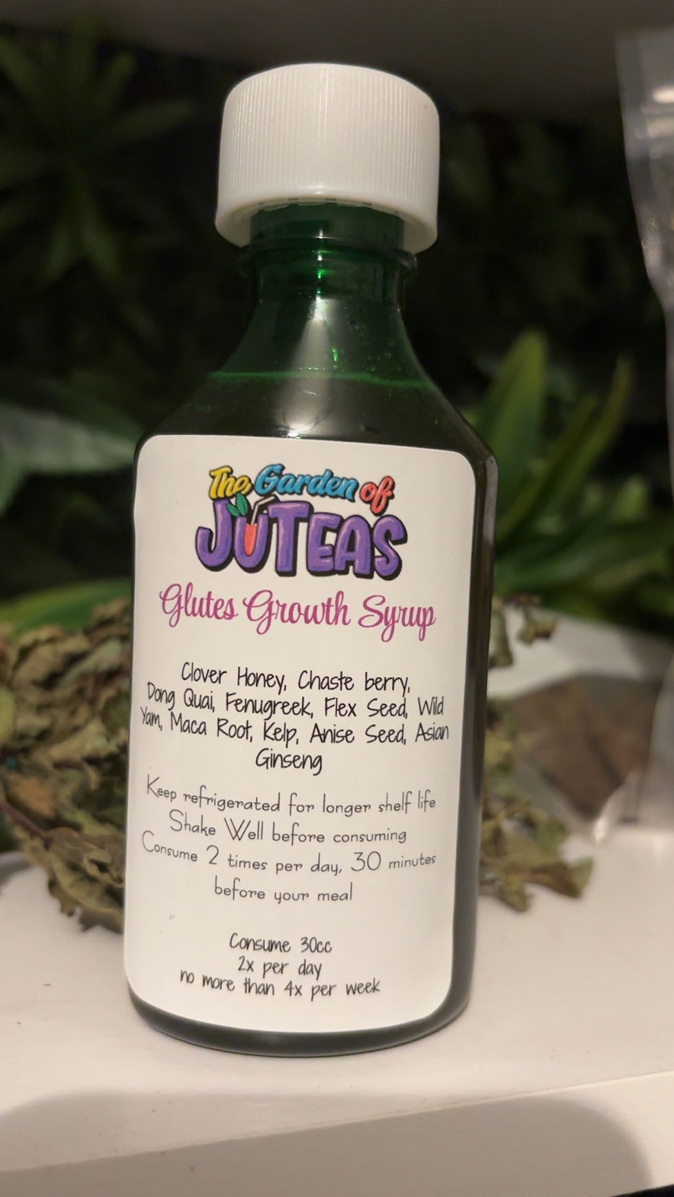 Glute Growth Syrup | The Garden of JuTeas