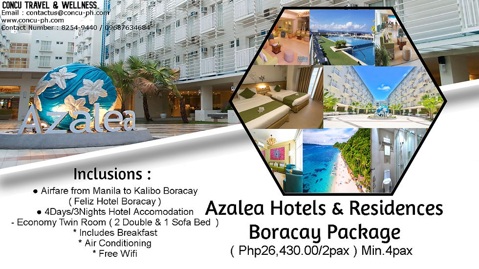 Azalea Hotels & Residences Boracay Package | VoyagerPH