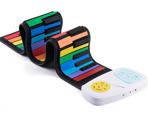 Colour 49 Keys Roll Up Piano | Pataflafa