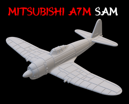 Mitsubishi A7M Reppu "SAM" | flightdeckdecals2400