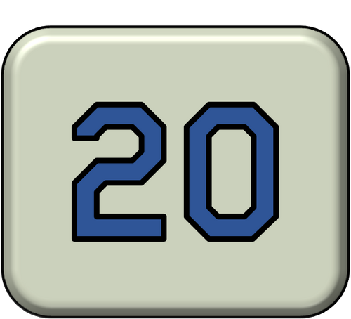 1-300 BORT Numbers (Small) Blue with Black Outline | flightdeckdecals2400