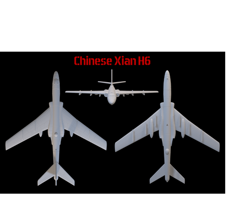 Chinese Xian H6 bomber with Hypersonic missiles | flightdeckdecals2400